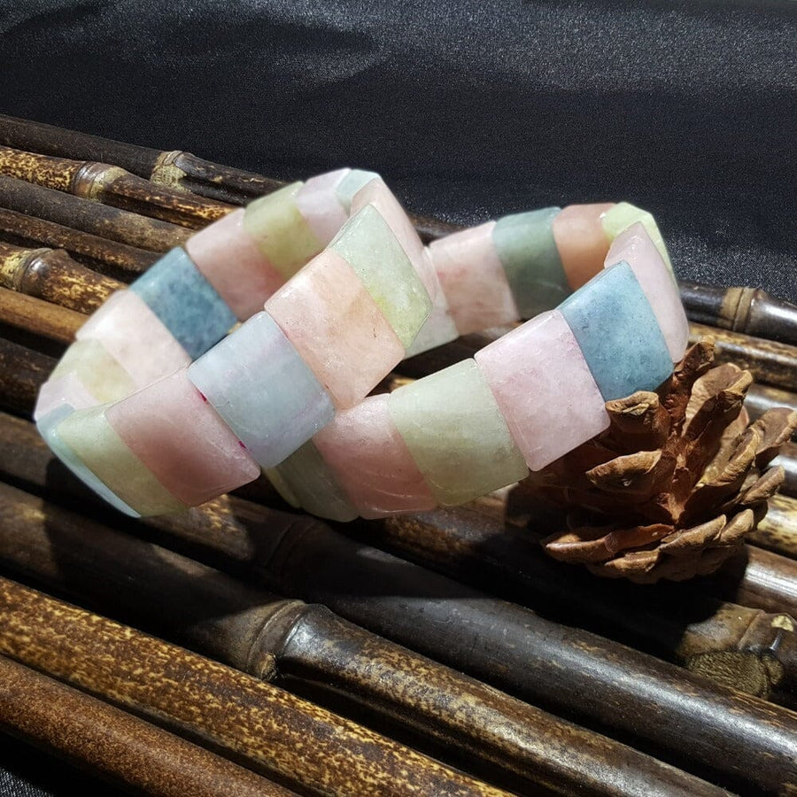 Natural Morganite Beryl Gemstone Bracelet – AtPerry's Healing Crystals