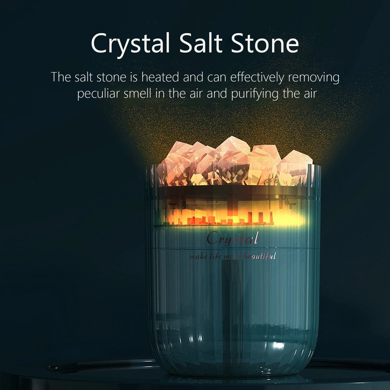 Crystal Salt Air Humidifier – AtPerry's Healing Crystals
