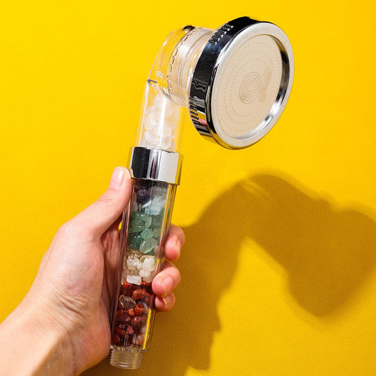 7 Chakra Natural Crystal Shower Head – AtPerry's Healing Crystals