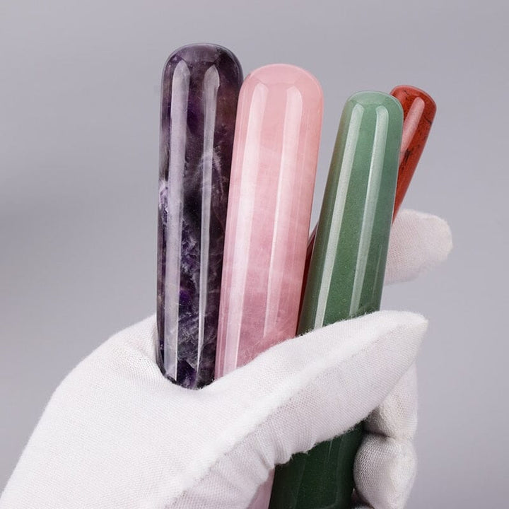 Natural Crystal Yoni Wand Massage Tool – AtPerry's Healing Crystals
